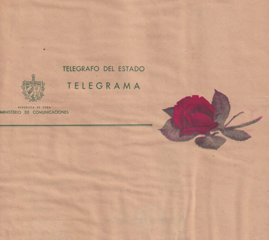 El valor temático de los telegramas ilustrados de Cuba • Filatelia de Cuba