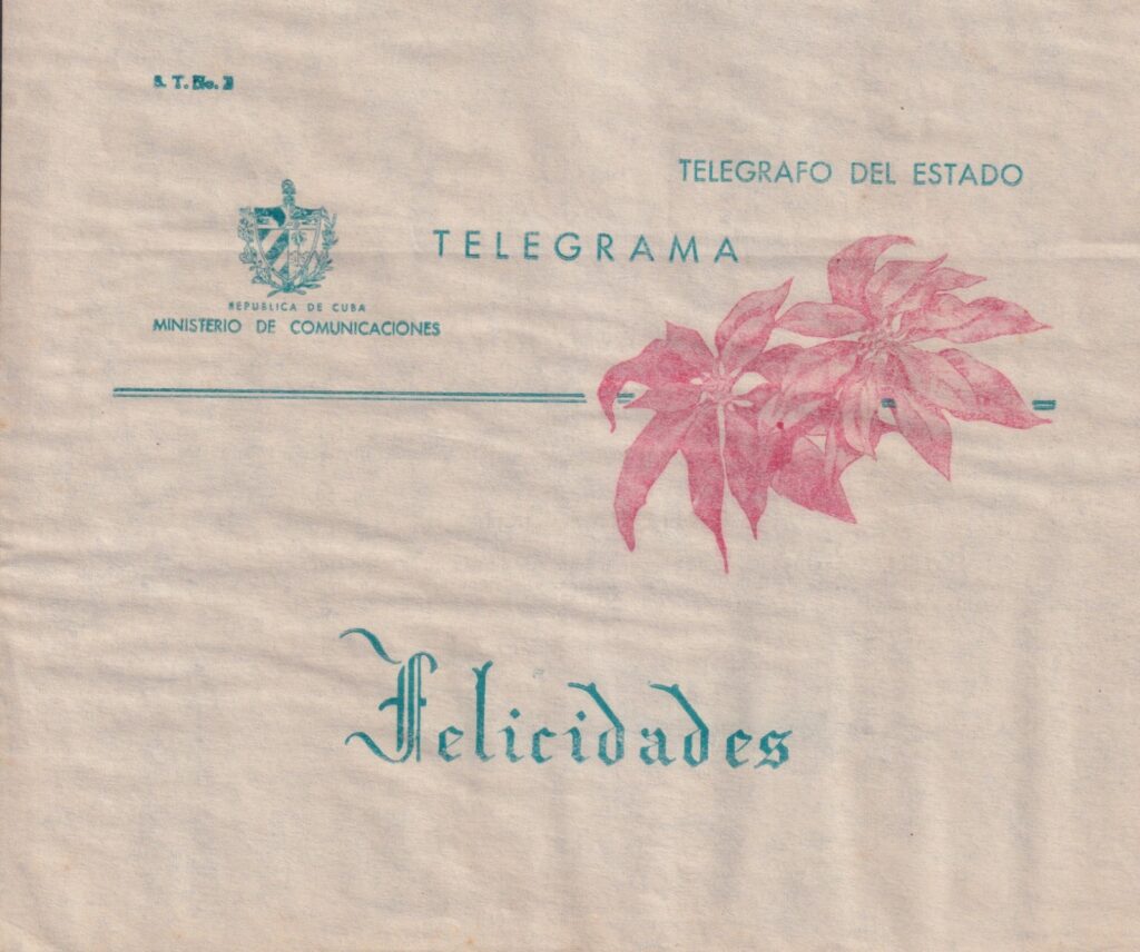 El valor temático de los telegramas ilustrados de Cuba • Filatelia de Cuba